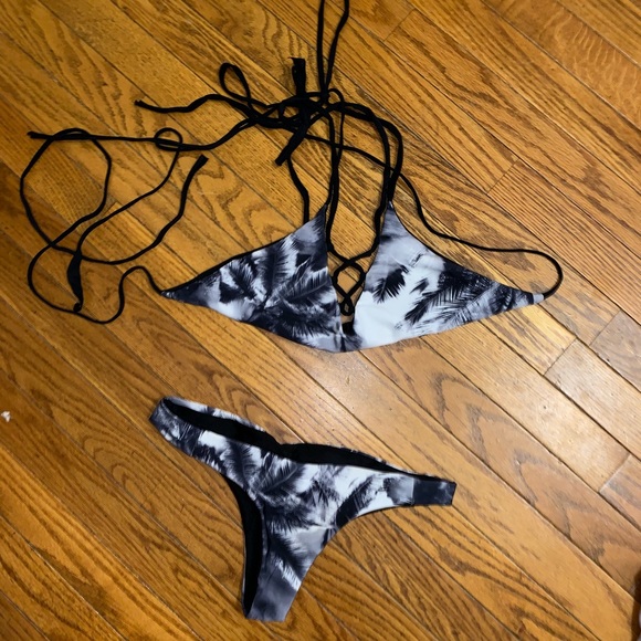 Swim | String Wrap Around Thong Bikini | Poshmark